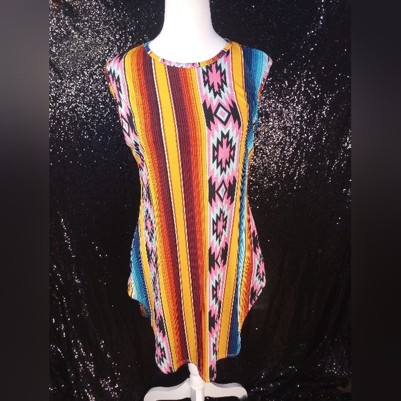 L&B | Tops | Sarepe Aztec Tunic Or Dress | Poshmark